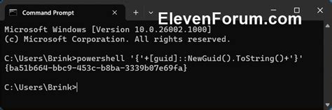 Generate A Globally Unique Identifier Guid In Windows 11 Windows 11 Forum