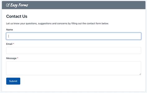 How To Enable Disable The Autofocus On The First Field Easy Forms Support