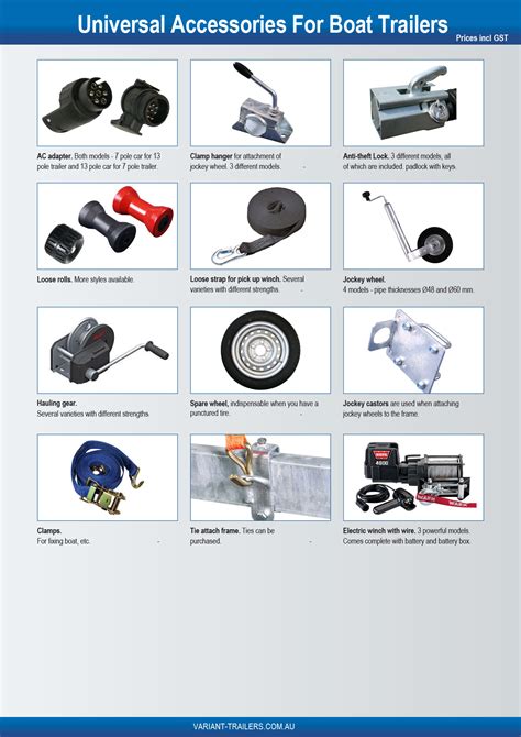 Variant Trailer Accessories Customise Your Trailer For The Job