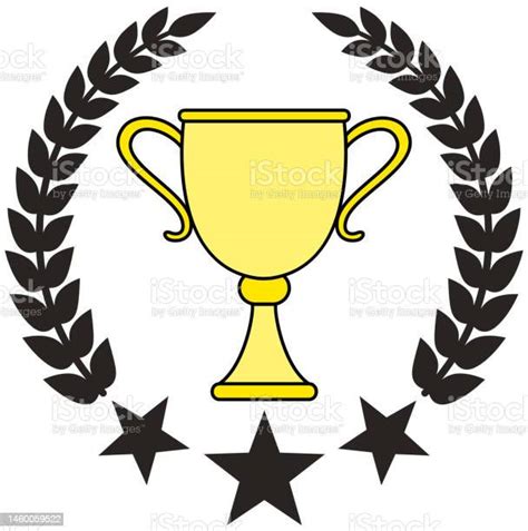 우승자 트로피 컵 선형 아이콘입니다 1위상 대회 챔피언상 입수상 Championship에 대한 스톡 벡터 아트 및 기타 이미지