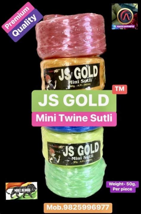 Js Gold Mini Plastic Twine Sutli At Best Price In Rajkot Id 7552531