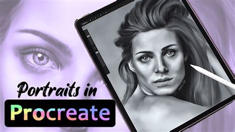 Grayscale Portrait Tutorial In Procreate In Portrait Tutorial Grayscale Skillshare