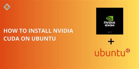 How To Install Cuda On Ubuntu 2204