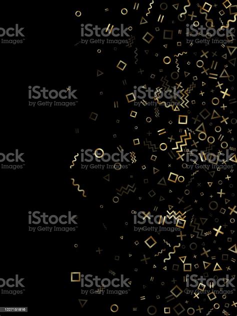 삼각형 원 사각형 모양 쉐브론 물결 선의 스타일 기하학적 색종이 벡터 배경입니다 기하 도형에 대한 스톡 벡터 아트 및 기타 이미지 기하 도형 날기 떨어짐 Istock