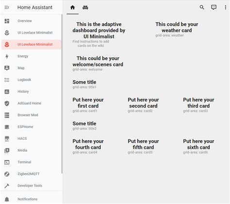Adaptive Dashboard Not Loading · Issue 1336 · Ui Lovelace Minimalist
