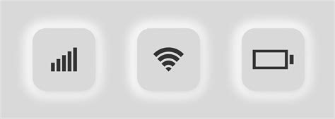 Premium Vector Phone With Network Wifi And Full Battery Icon Set Smartphone System