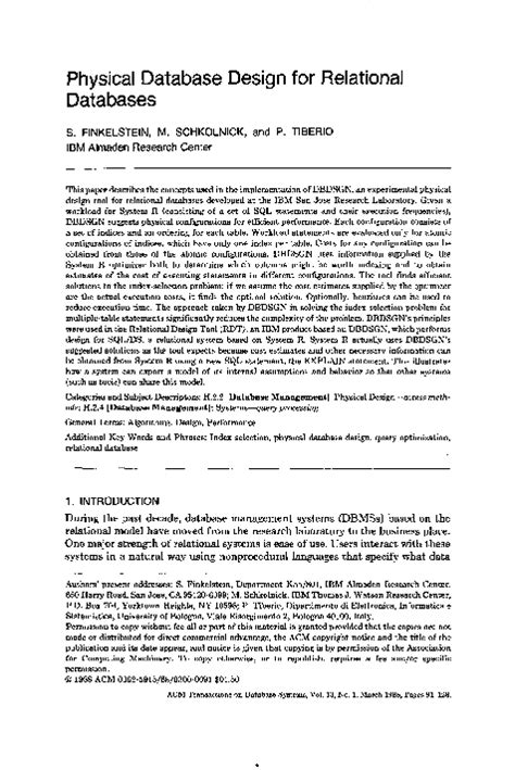 Pdf Multiple Query Optimization