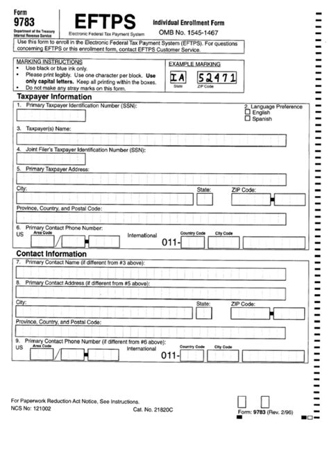 Printable Eftps Authorized Account Holder Verification Form Printable