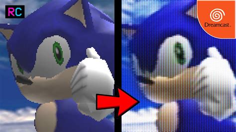 Sega Dreamcast Retroarch Crt Tv Shader Filter Youtube