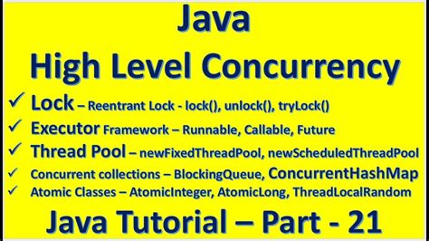 java lock executor runnable callable future threadpool concurrenthashmap java tutorial part