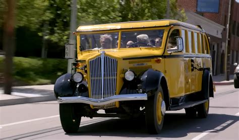 Jay Leno Drives A Classic 1936 White Model 706 Yellowstone Tour Bus