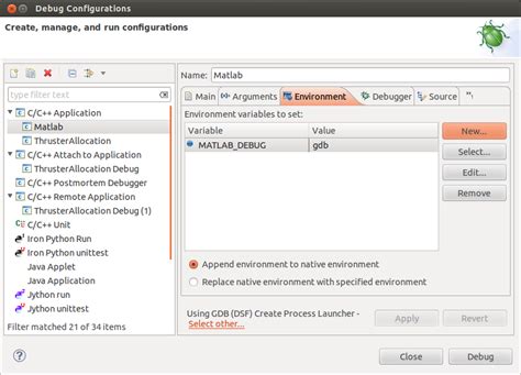 Linux Is It Possible To Debug Mex Code With Eclipse Stack Overflow