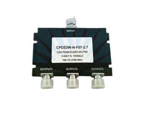 Female Pin N Female Connector Way Power Splitter For Signal Split At Rs Piece In Raigad