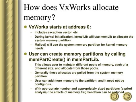 Ppt Vxworks And Memory Management Powerpoint Presentation Id 394556
