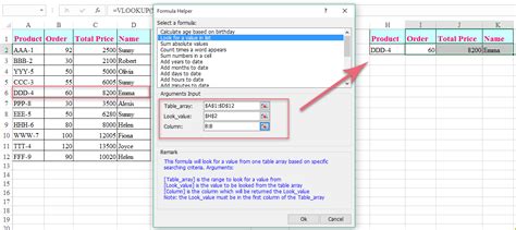 how to vlookup and return whole entire row of a matched value in excel