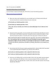 Class 3 InClass Exercise ANSWERS Docx Class 3 In Class Exercise ANSWERS Descriptive