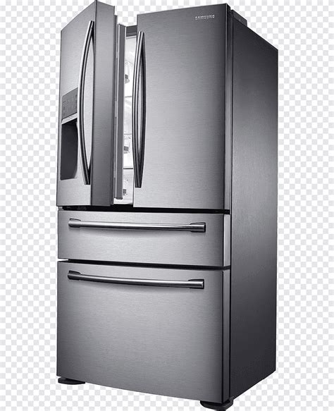 냉장고 냉동고 문 Samsung Rf24fsedb 스테인리스 귀여운 프랑스 말 음식 서랍 부엌 가전 용품 Png Pngegg