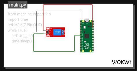 Relay Module Wokwi Esp32 Stm32 Arduino Simulator