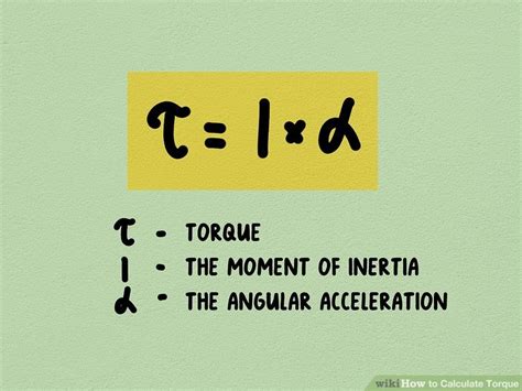 Ways To Calculate Torque WikiHow