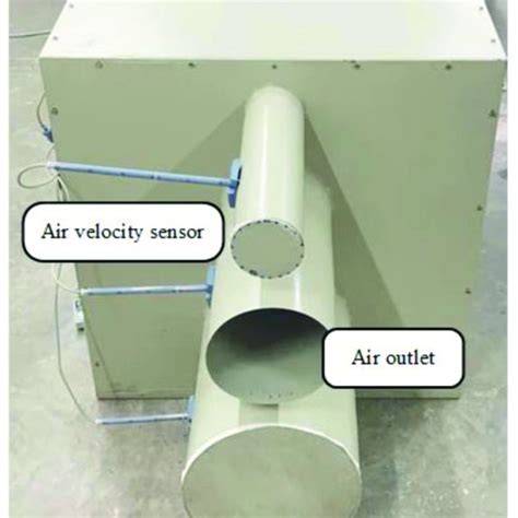 Installation Of The Air Velocity Sensor Download Scientific Diagram