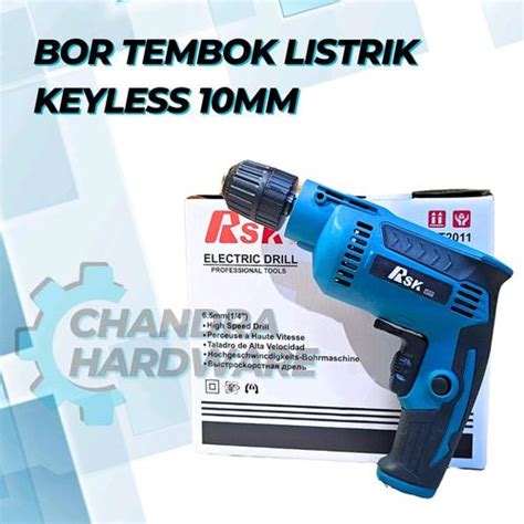 Jual Cod Bor Listrik Bolak Balik Kayu Tembok Besi 10mm Hand Drill Bor