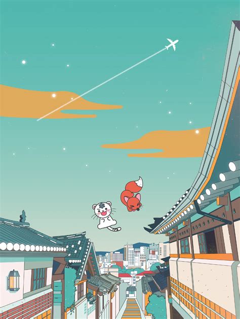 상업적 용도의 트렌디한 일러스트 작업해드립니다 크몽