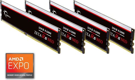 G Skill Zeta R5 Neo 128gb 4 X 32gb Ecc Registered Ddr5 6400 R Dimm Pc5 51200 Server Memory