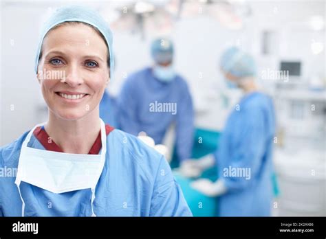 Female Doctor At Operation Theatre Portrait Hi Res Stock Photography