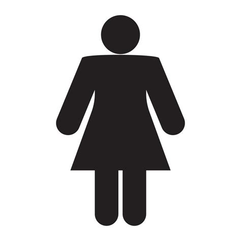 Female Gender Icon Vector 24150310 Vector Art At Vecteezy