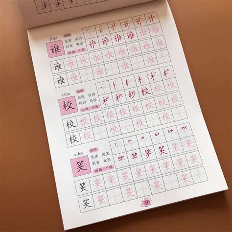 儿童汉字描红本 3 4 5 6 7岁宝宝启蒙学写字铅笔描红幼儿园学前班中大班语文笔画笔顺笔划书小学生一年级1 2练字帖练习会写300字 虎窝淘