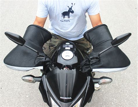 Мото вело Утеплённые накладки на руль муфта Перчатки на меху Варежки на скутер Id 1292836077