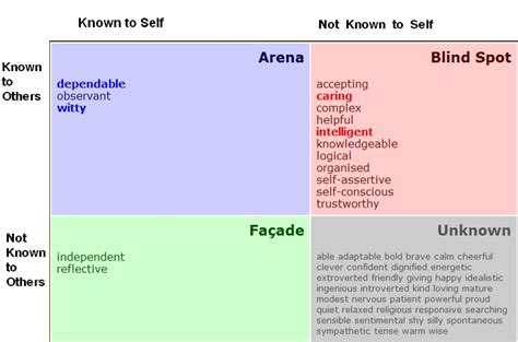 Johari Window Template Br
