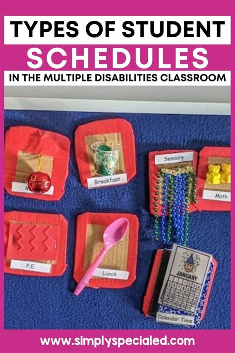 Schedules In The Multiple Disabilities Classroom Simply Special Ed Multiple Disabilities
