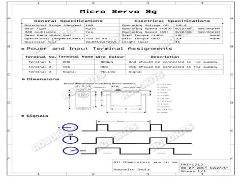 Micro Servo 9g With Accessories SG90 Premium Micro Servo 9g With Accessories SG90 Premium