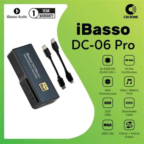 Promo Ibasso Dc06 Pro Dc 06 Pro Hi Res Balanced Portable Dac Amp