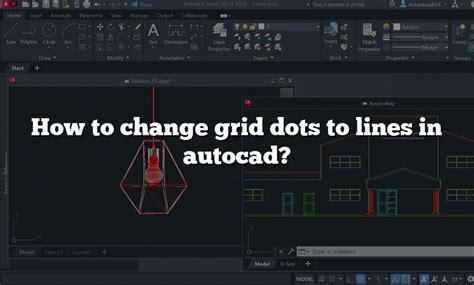 How To Change Grid Dots To Lines In Autocad CADdikt