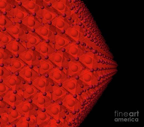 Ruby Crystal Structure By Science Photo Library