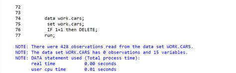 Drop Vs Delete In Sas Learn Sas Code