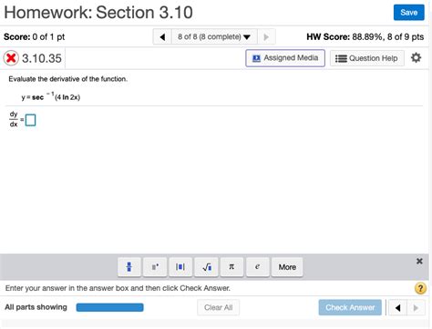 Solved Homework Section 3 10 Save Score 0 Of 1 Pt 8 Of 8