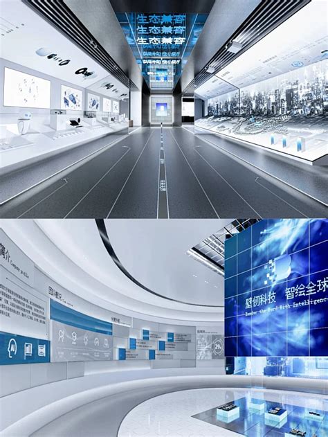 壁仞科技企业展厅·展馆设计 项目分享 花瓣网