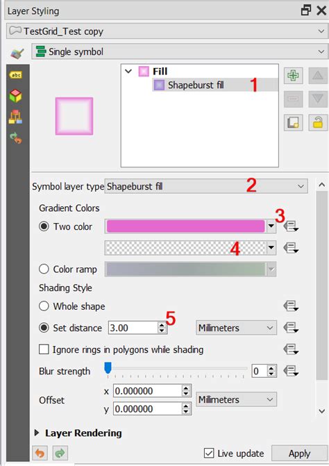 Multicolor Inside Borders For Polygons In Qgis 3 Geographic