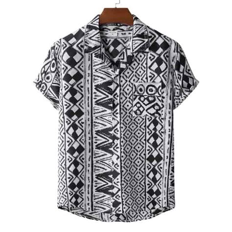 Black And White Aztec Shirt Aztec Spirit