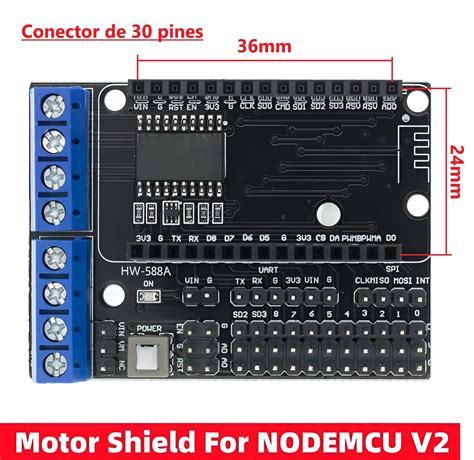 Modulo Expansion Nodemcu L293d Lua Motor Driver Esp8266 Esp 12e ⋆ Starware