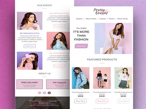 E Commerce Email Newsletter Design On Behance