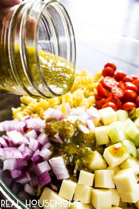 Italian Pesto Pasta Salad Recipe Real Housemoms