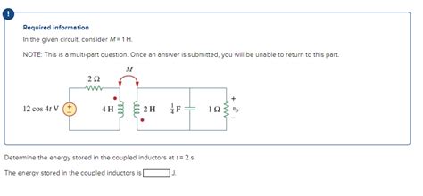 solved required information in the given circuit consider
