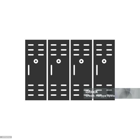 사물함 아이콘 벡터 채워진 평면 기호 흰색에 고립 된 솔리드 픽토그램 기호 로고 일러스트 그림 픽셀 퍼펙트 벡터 그래픽 가구에 대한 스톡 벡터 아트 및 기타 이미지 Istock