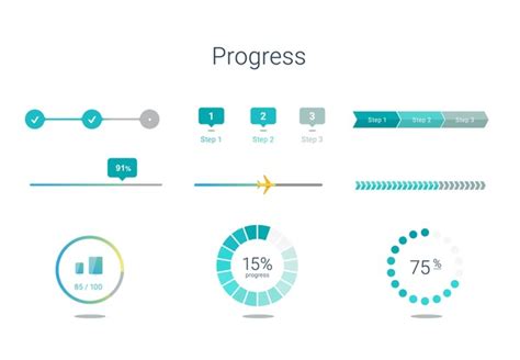 Blue Progress Bar Images Stock Photos D Objects Vectors Shutterstock