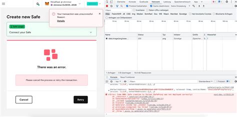 Gnosis Safe Safeproxy Was Not Deployed Correctly Ethereum Stack Exchange