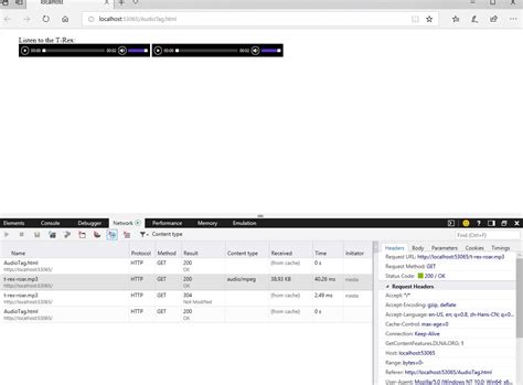 html edge audio tag partial response 206 stack overflow